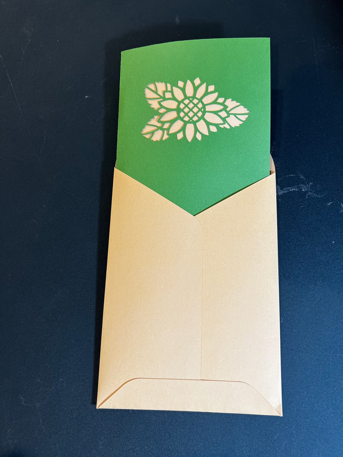 Pop up Sunflower Card Insert Card - Etsy