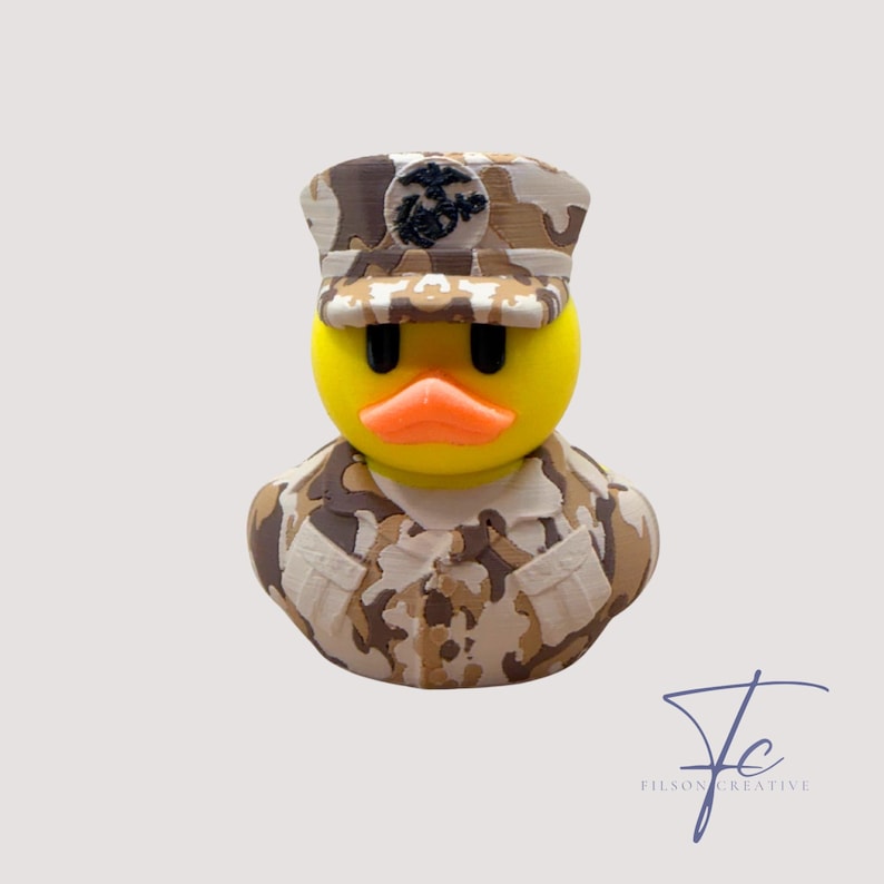 Marine Corps USMC Camo Patriotic Duck: 3D Printed Cruise Duck, Cake ...