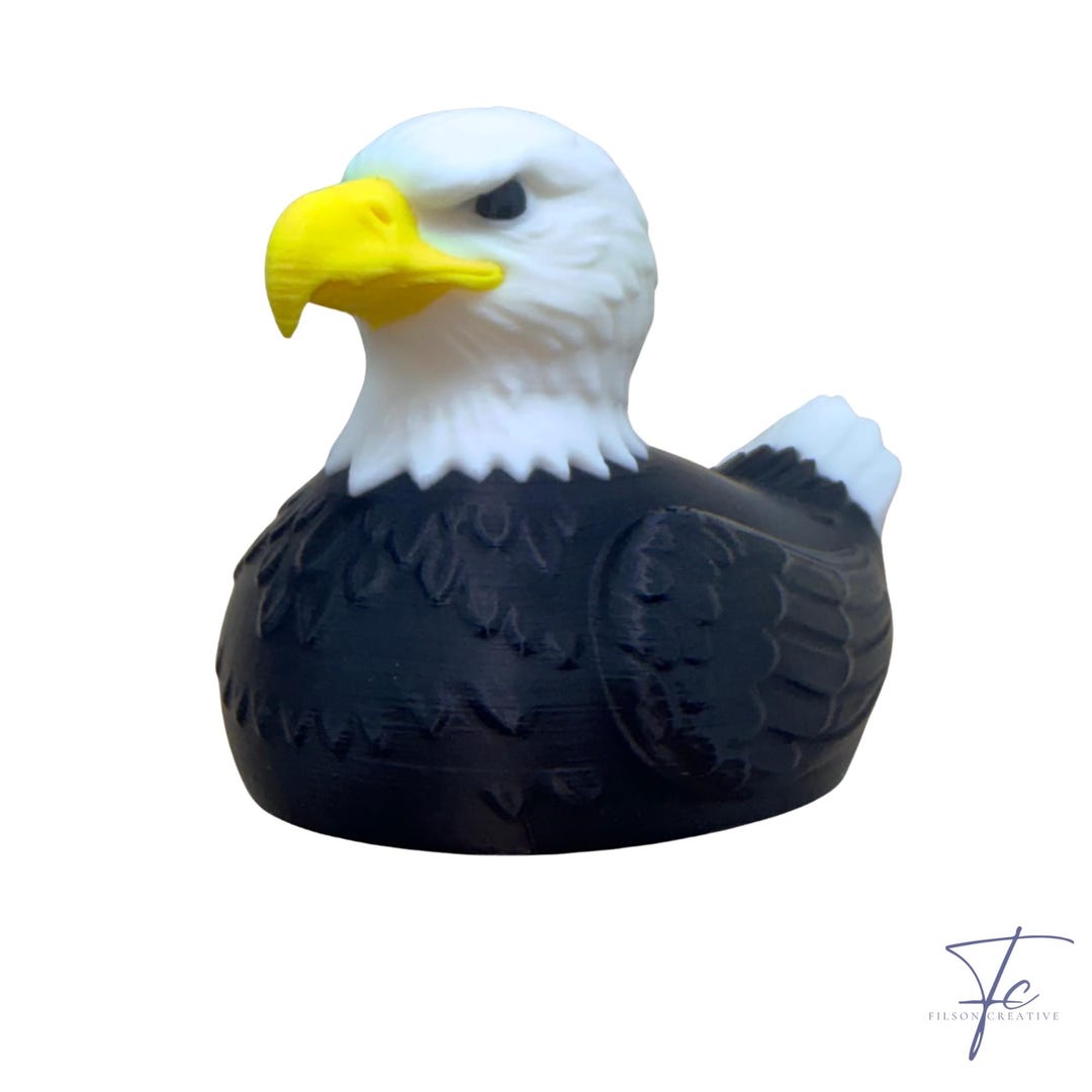 Bald Eagle Freedom Duck --- 3-D Printed - Etsy