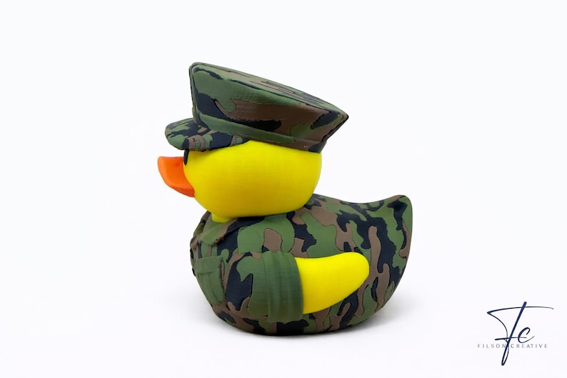 Marine Corps USMC Camo Patriotic Duck: 3D Printed Cruise Duck, Cake ...