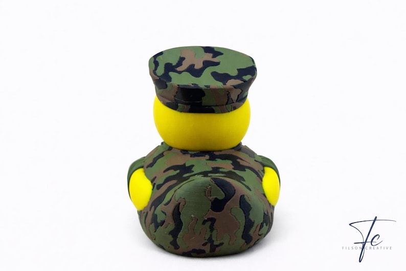Marine Corps USMC Camo Patriotic Duck: 3D Printed Cruise Duck, Cake ...