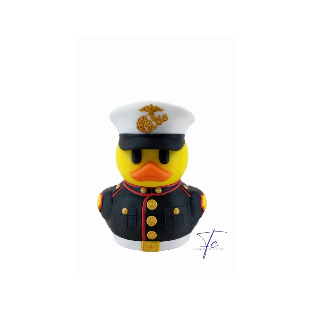 Marine Corps USMC Jeep Duck: 3D Printed Hard Plastic Cruise Duck Cake ...