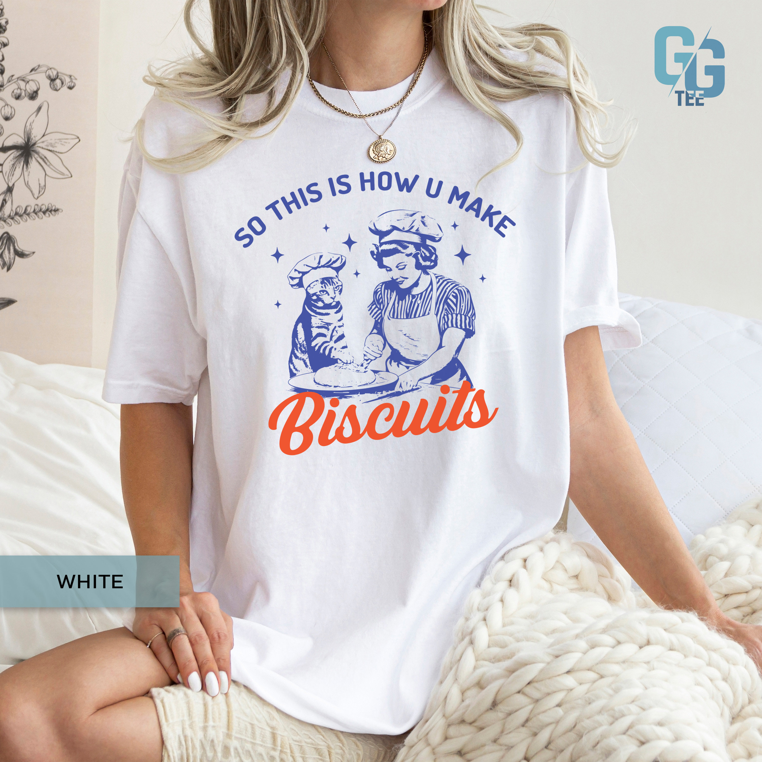 Baking T Shirt so This is How You Make Biscuits Graphic Vintage Retro ...
