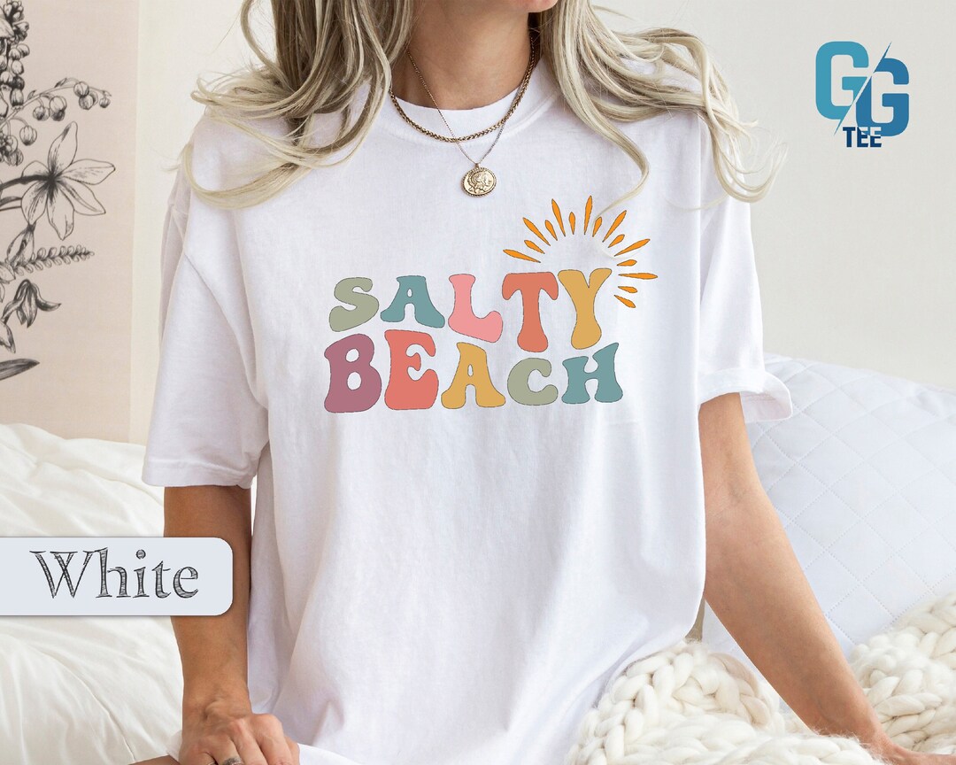 Comfort Colors® Salty Beach Shirt Summer Tshirts Beach Life Shirts ...