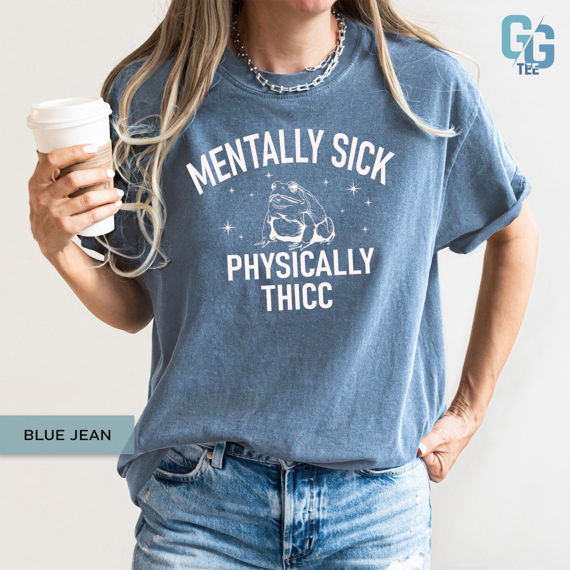 Mentally Sick Physically Thicc Shirt, Comfort Colors Mental Health ...