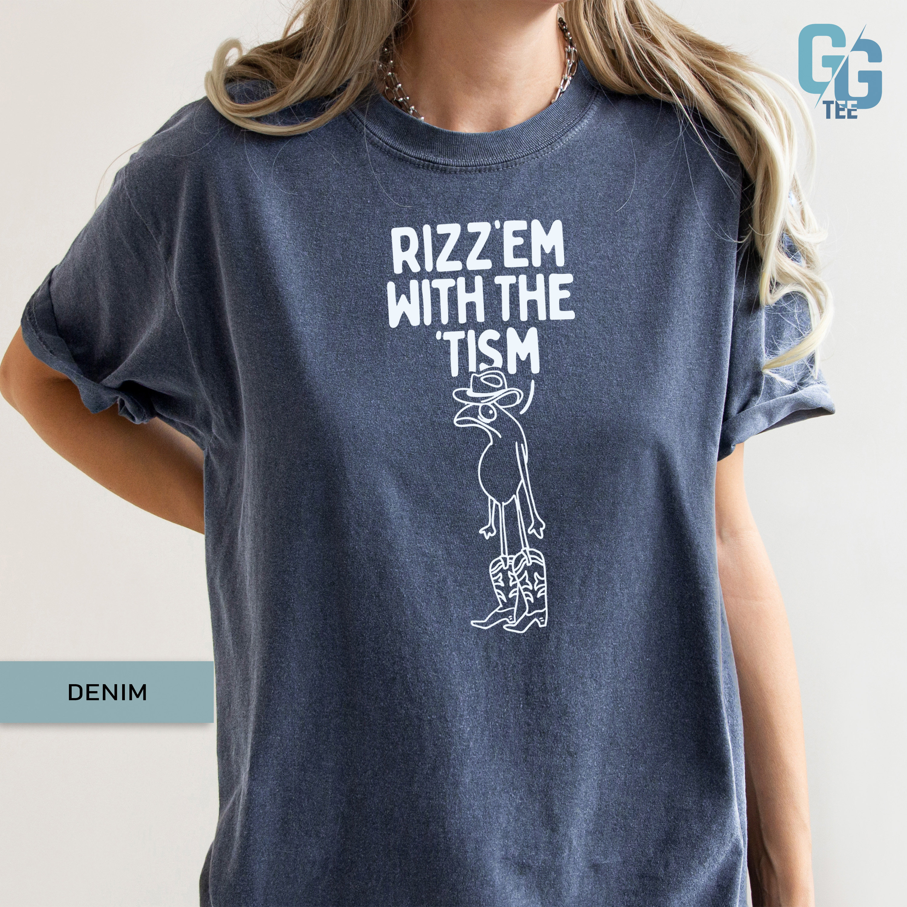 Meme Shirt Rizz Em With the Tism Funny Rizz Silly T Shirt Vintage Tee ...