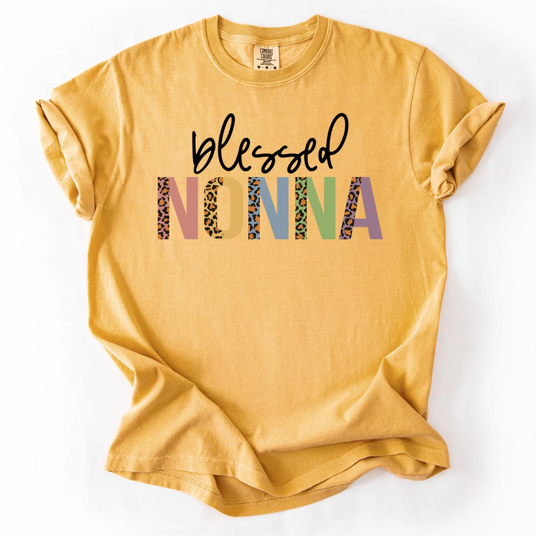 Blessed Nonna Shirt, Nonna Tshirt, Funny Nonna Life Shirt, Cute Nonna ...