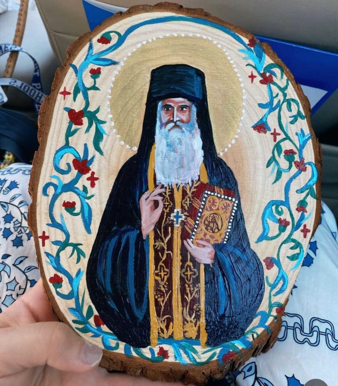 Hand-painted Custom Byzantine Orthodox Icon on Wood - Etsy