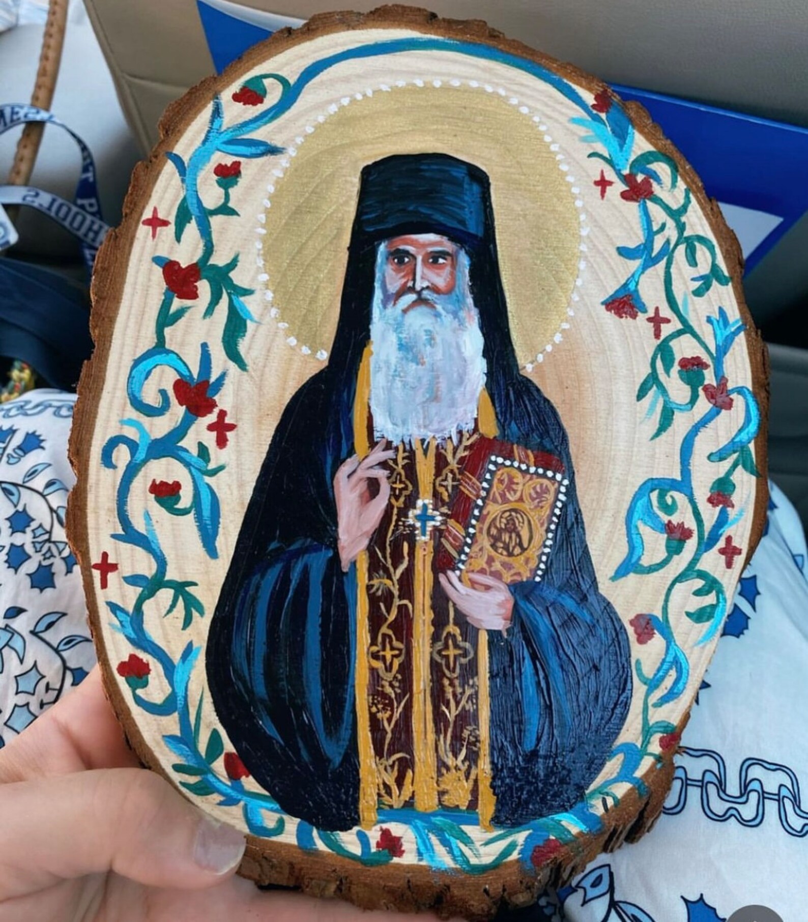 Hand-painted Custom Byzantine Orthodox Icon on Wood - Etsy