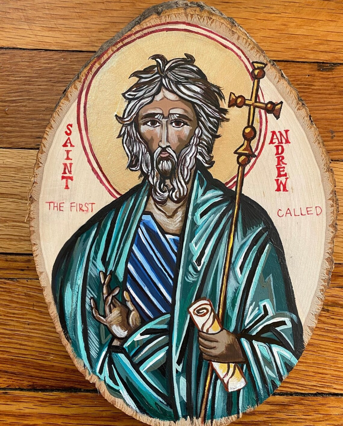 Hand-painted Custom Byzantine Orthodox Icon on Wood - Etsy