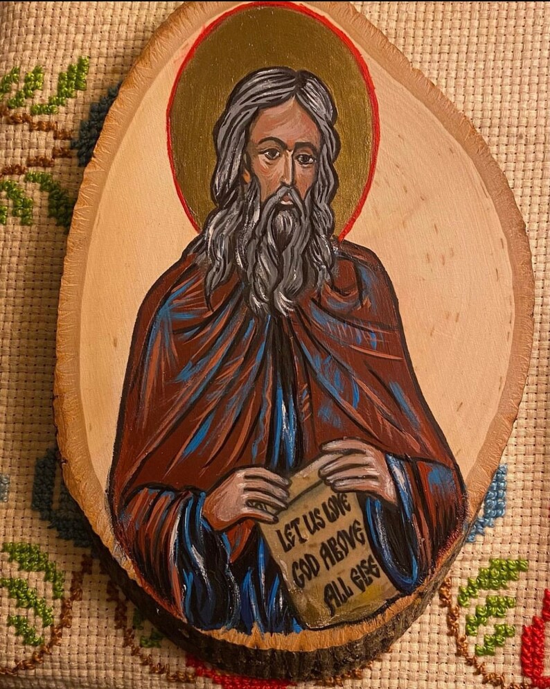 Hand-painted Custom Byzantine Orthodox Icon on Wood - Etsy