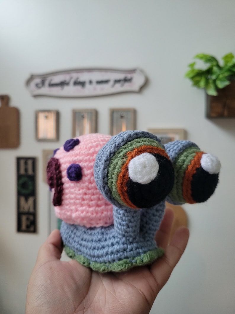 Gary the Snail Inspired Amigurumi - Etsy