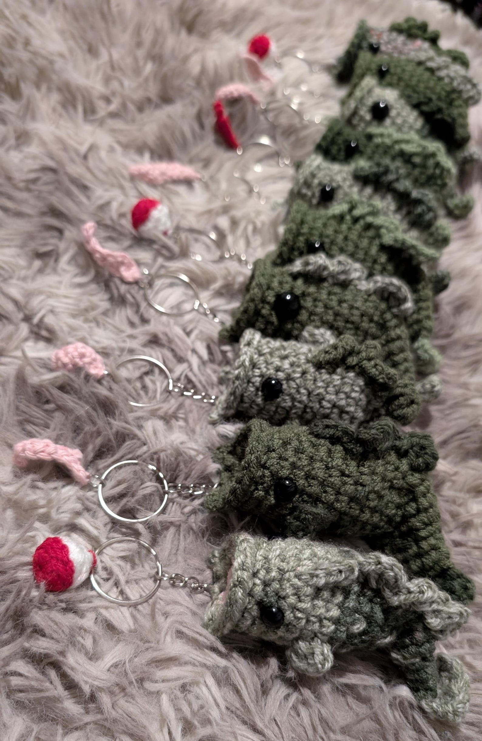 Bass N' Charm Amigurumi Keychain - Etsy