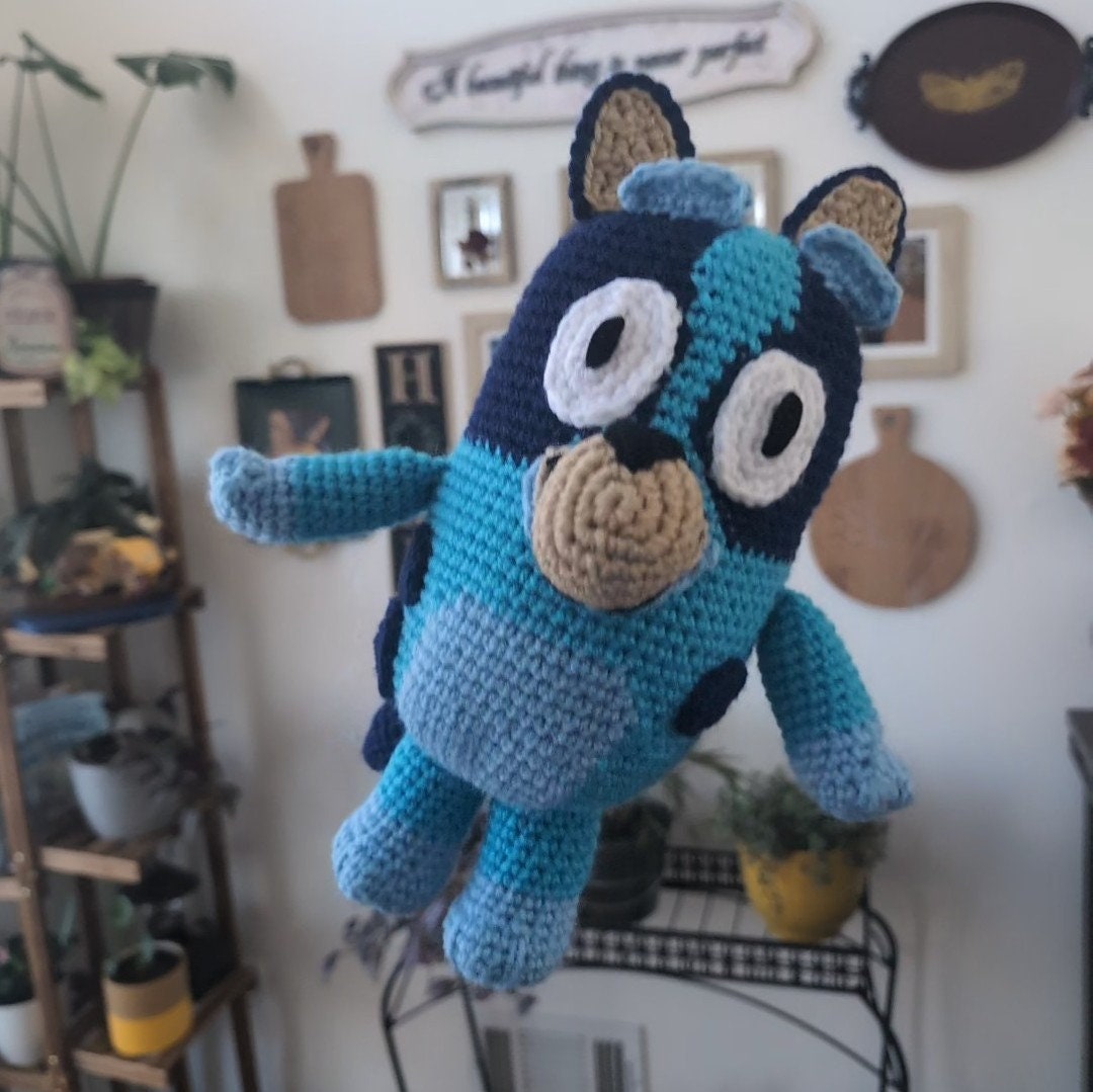 Bluey Inspired Amigurumi Plush - Etsy