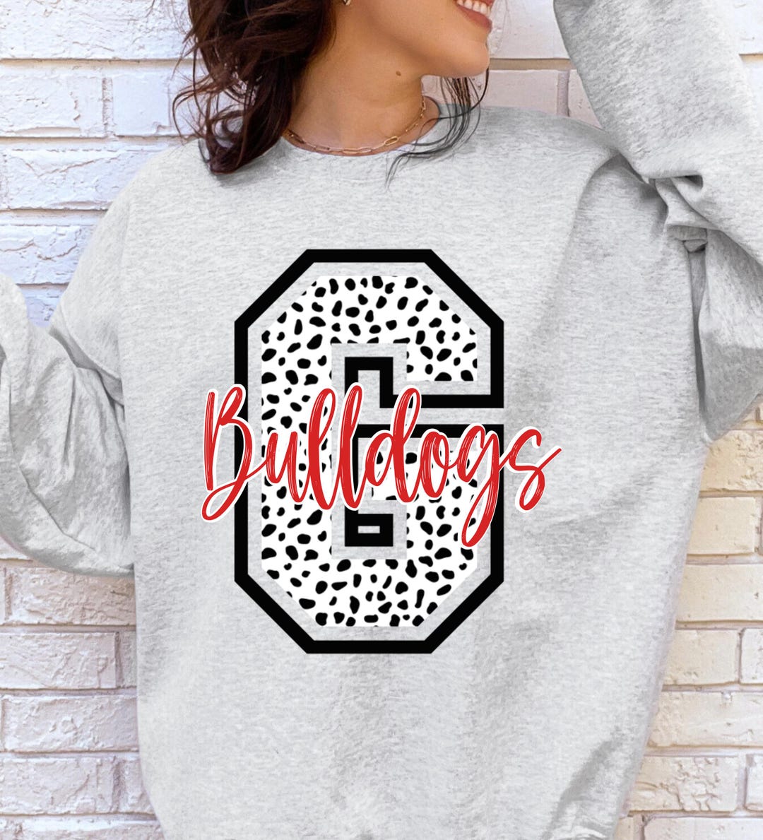 Bulldogs Dalmation Preppy PNG - Etsy
