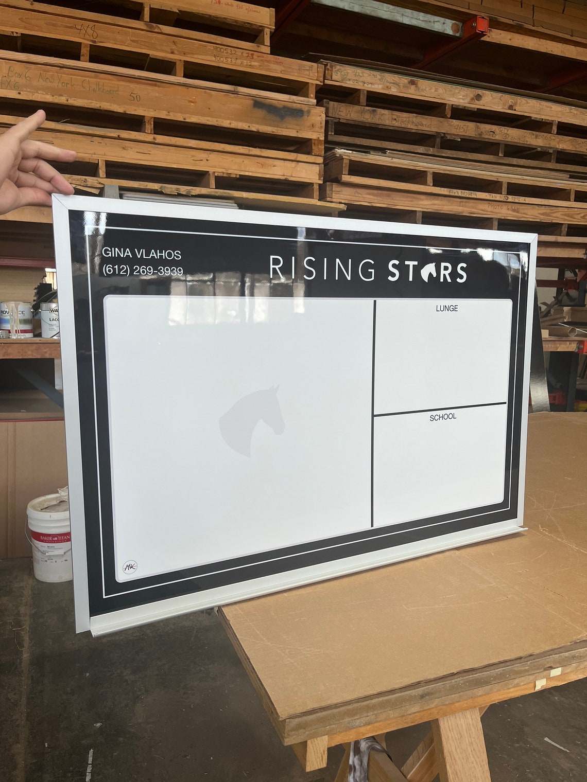 Fully Customisable Magnetic Aluminium Framed Whiteboard - Etsy