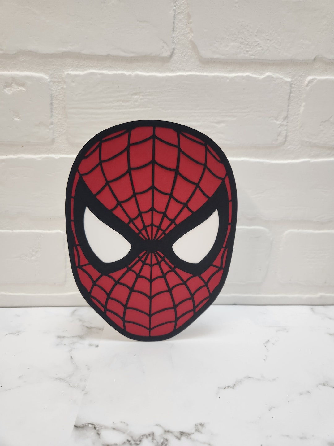 Spiderman Inspired Card - Spidey Face - Etsy
