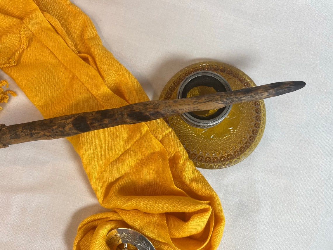 The Ember Scorched Wood Wand Handmade - Etsy