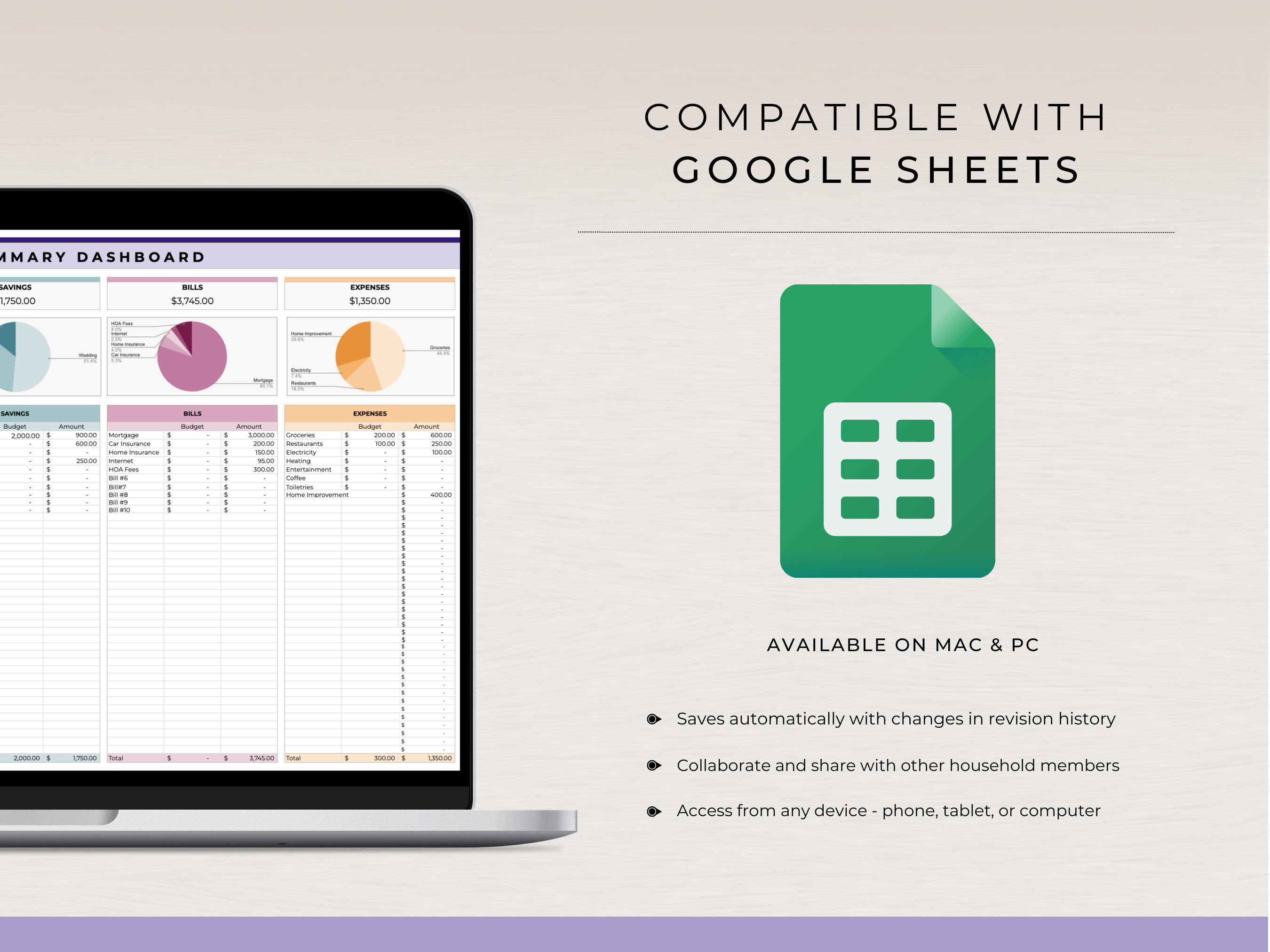 Ultimate Budget Bundle Spreadsheet, Google Sheets, Budget Planner ...