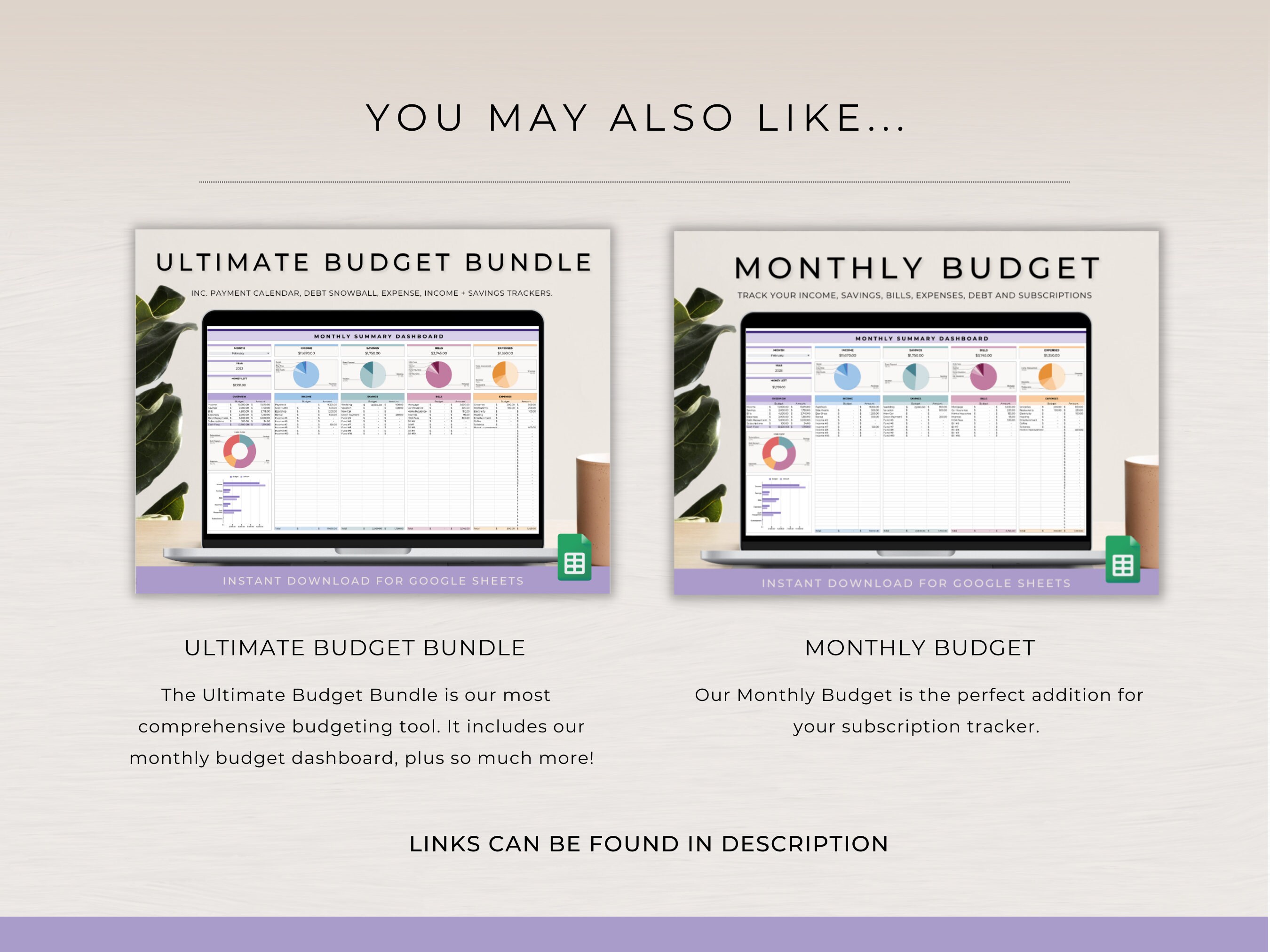 Subscription Tracker Spreadsheet, Google Sheets, Finance Planner ...