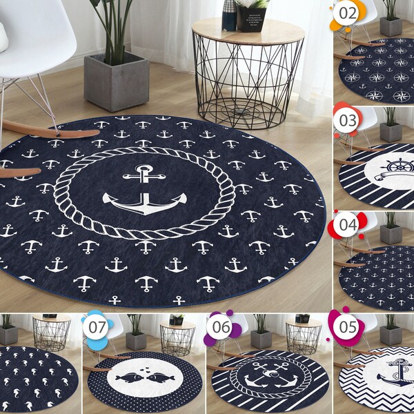 Nautical Rug - Etsy