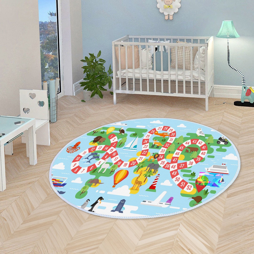 Ocean Kids Carpet Number Pattern Kids Rug Nursery Carpet - Etsy