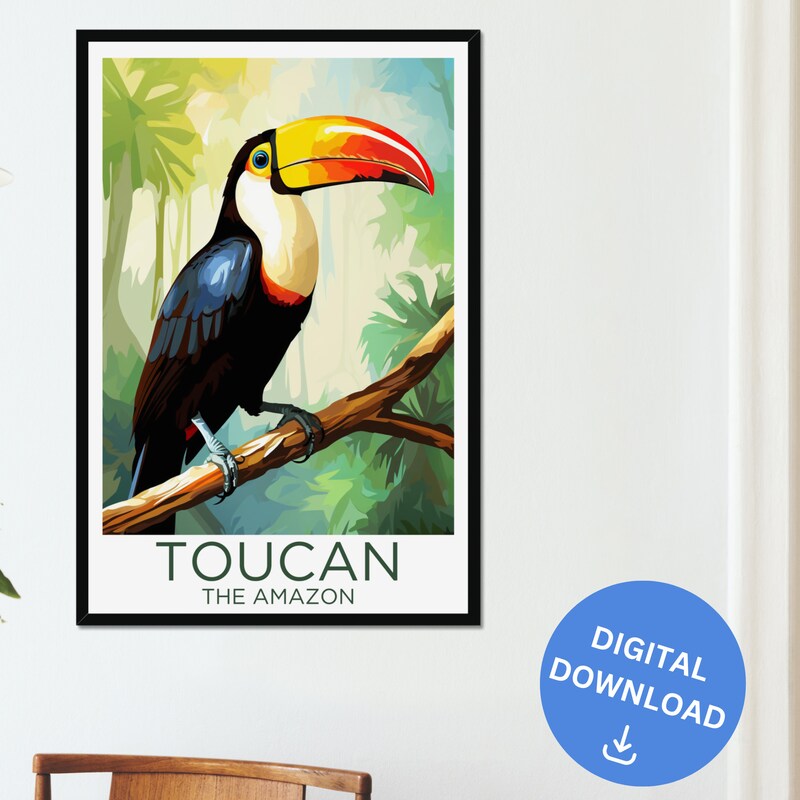 Toucan Poster - Etsy