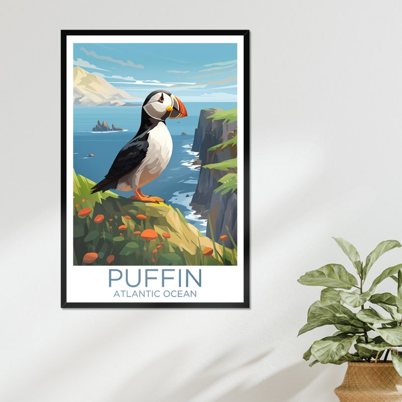 Atlantic Puffin - Etsy