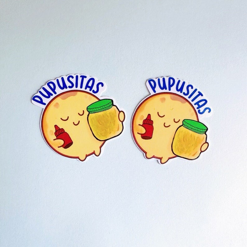 Pupusitas Sticker (2 Stickers) - Etsy