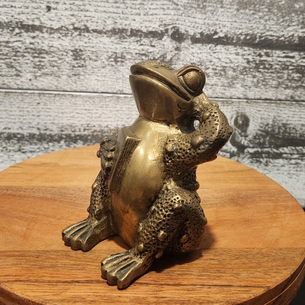 Brass Frog - Etsy