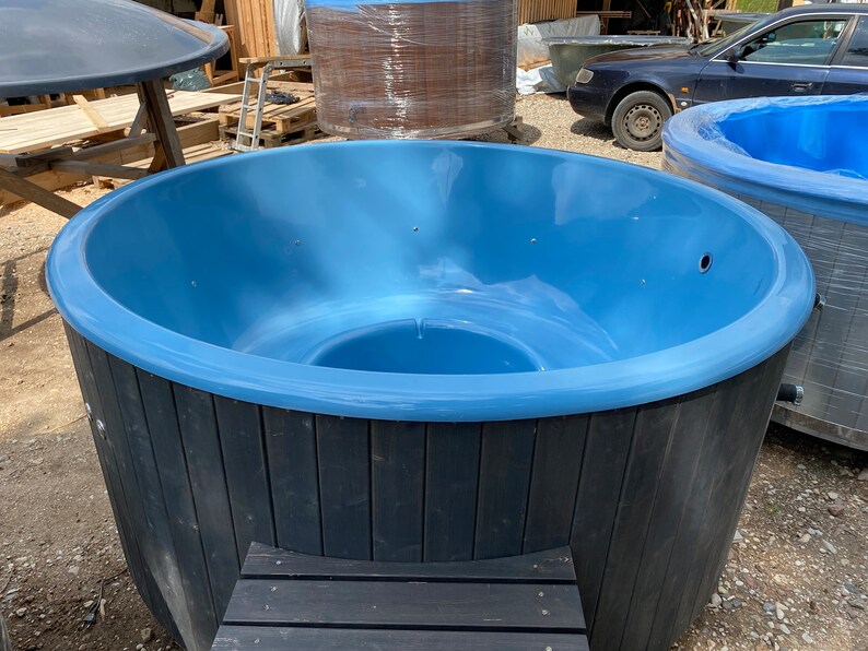 Outdoor Wood Fired Hot Tub, Timber Sauna Spa, Hottub Kit Wood Fire ...