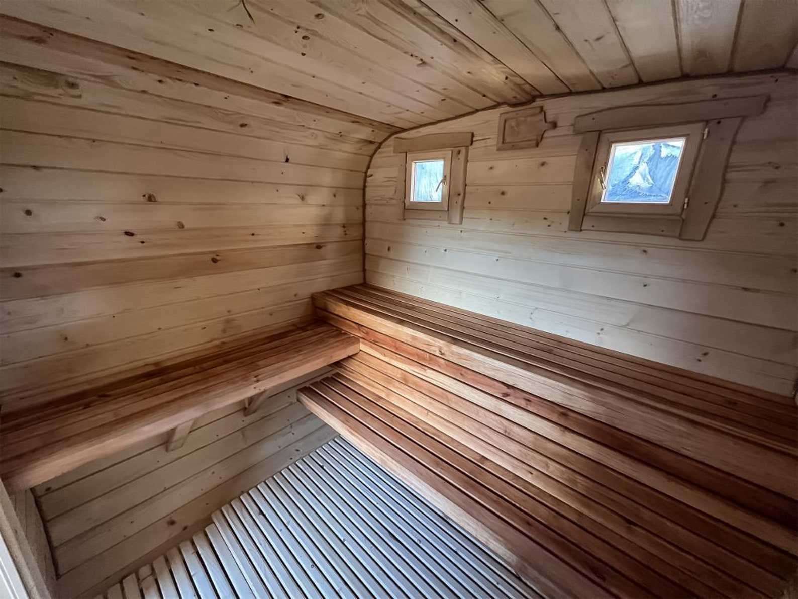 4.0m Rectangular Barrel-shaped Sauna With an Antechamber SALE, SAUNA ...