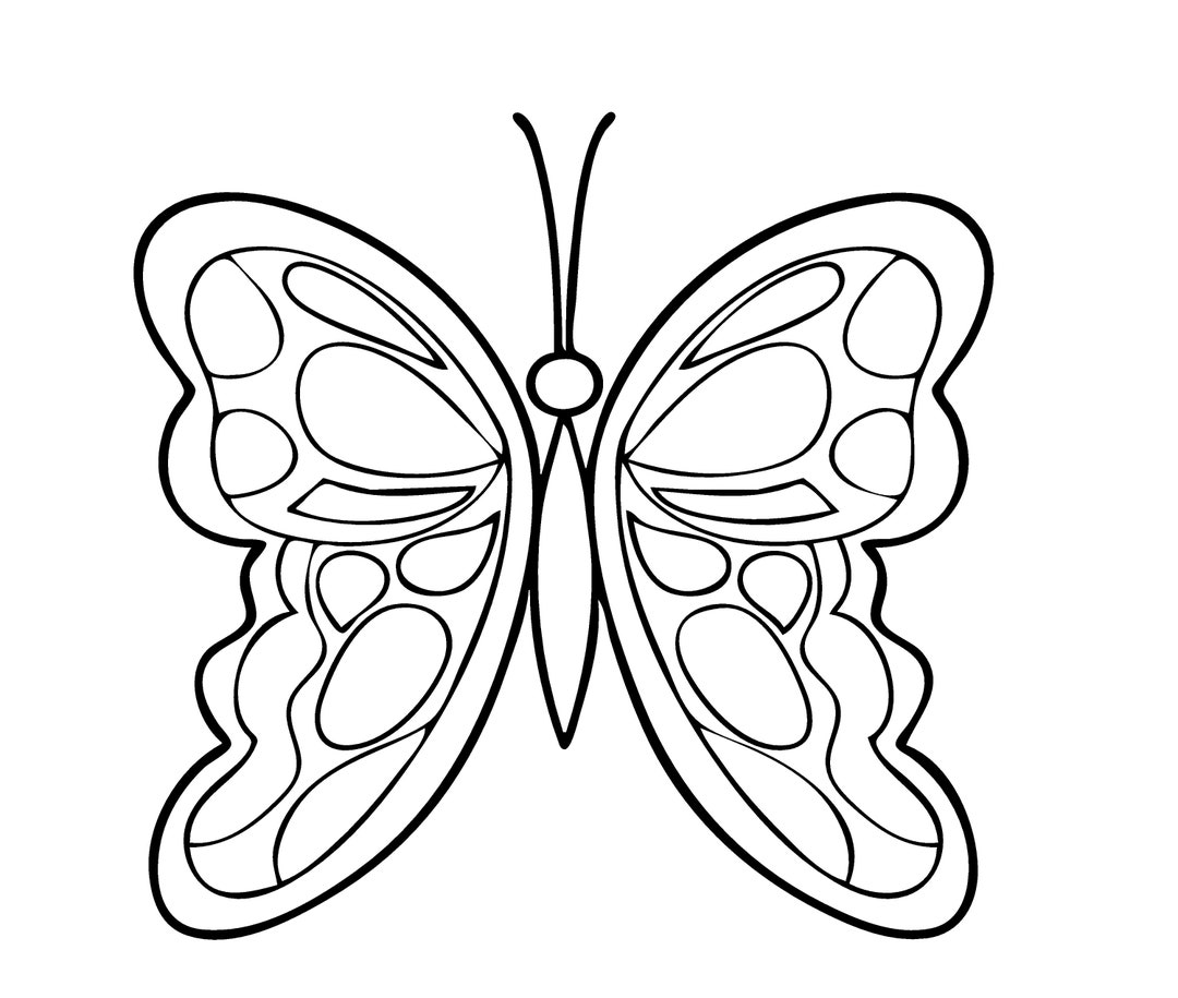 Simple Monarch Butterfly Digital Download - Etsy