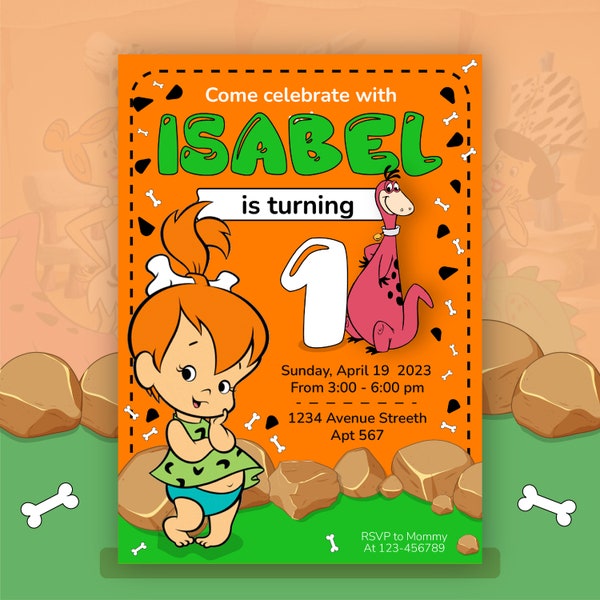 Digital Flintstones Rock Sign - Etsy Canada