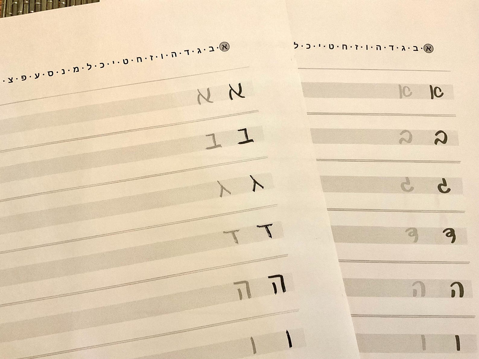 Hebrew Alphabet Worksheets | Aleph Bet Printable | Hebrew Handwriting ...