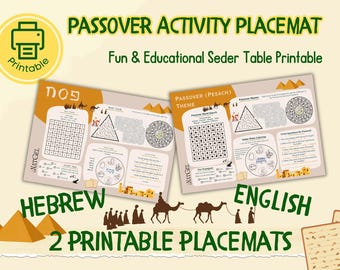 Passover Match the Ten Plagues of Passover, Printable Passover ...