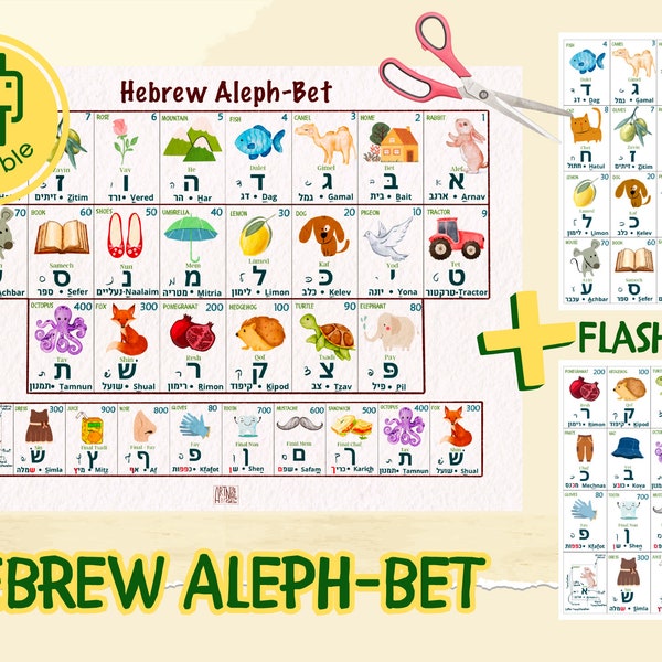 Hebrew Alphabet Activity - Etsy