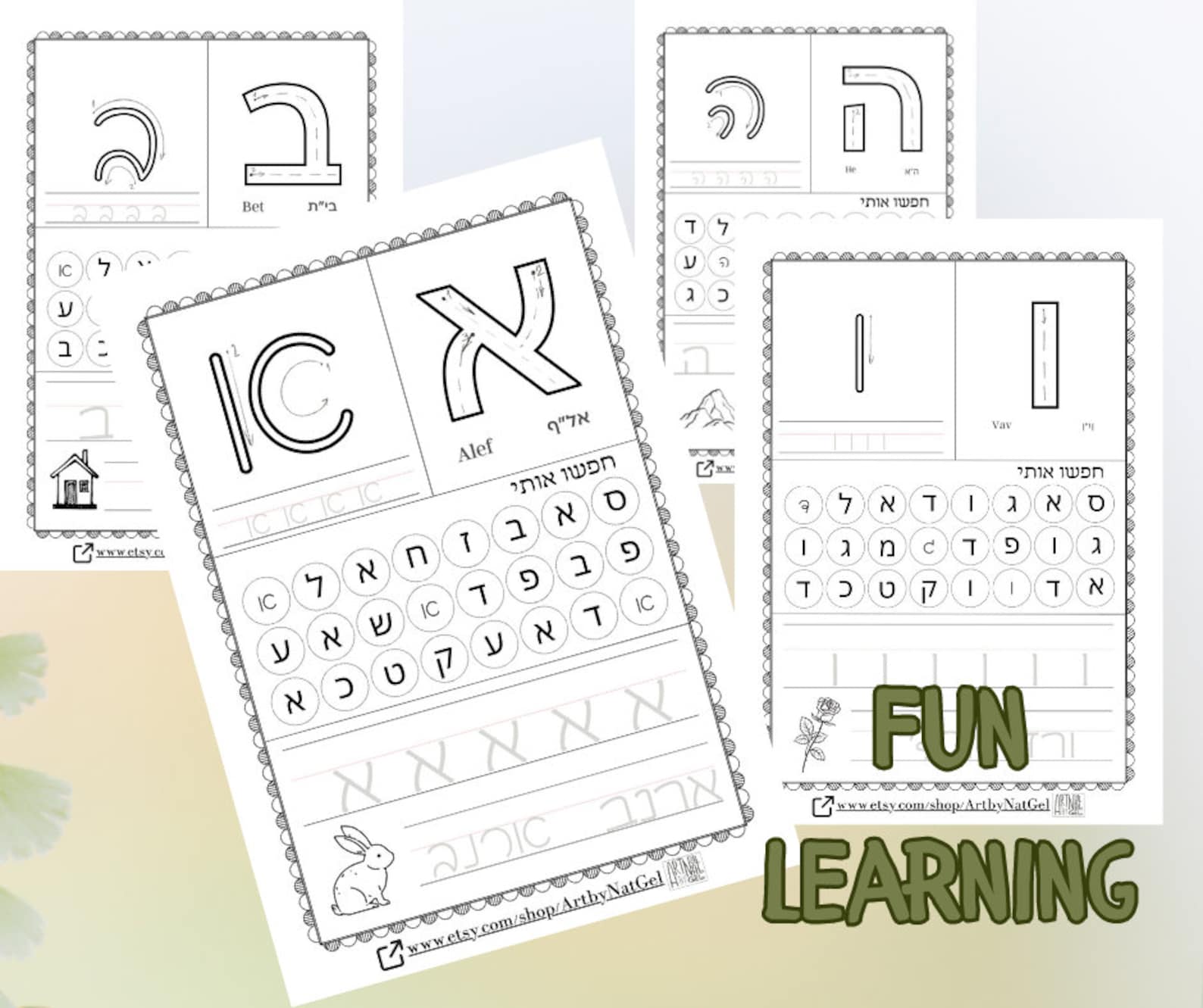 Alphabet Worksheets, Printable, Tracing Letters, Homeschool, Teacher ...