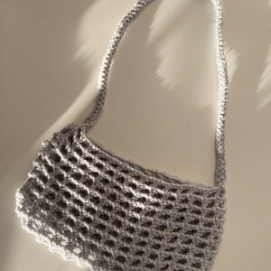 Handmade Mesh Crochet Shoulder Bag - Etsy