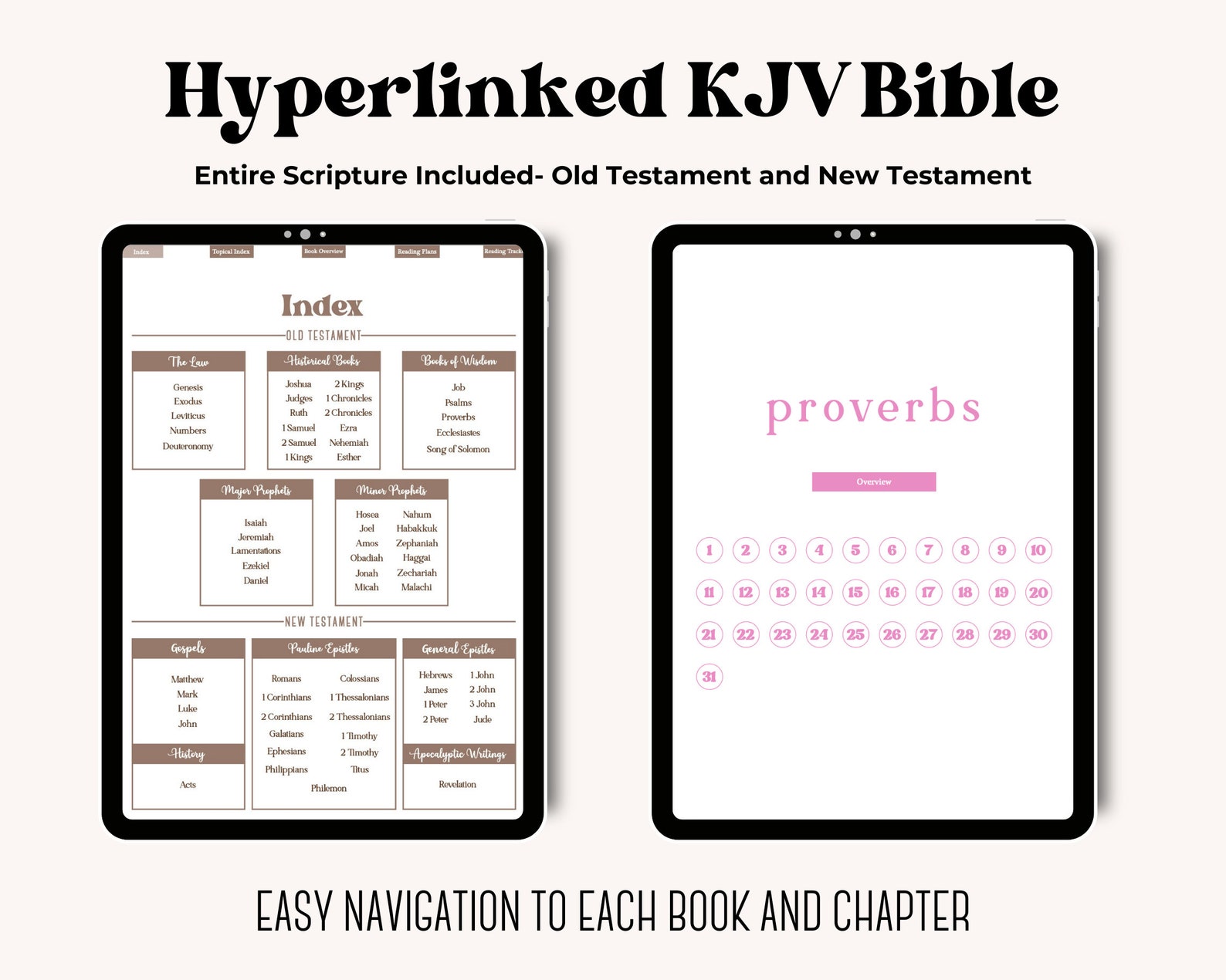 The Heaven Bible Deluxe, Digital KJV Journaling Bible With Hyperlinks ...
