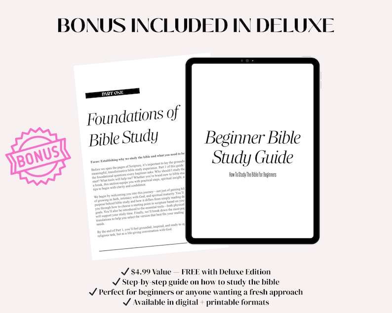 Books of the Bible Study Guides: Deluxe Edition (digital + Printable ...