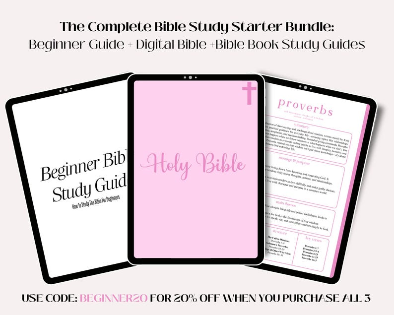 Beginner Bible Study Guide: Christian Manual for Teens & Adults (PDF ...