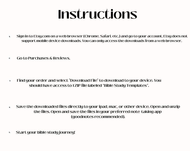 Bible Study Templates Bundle: Prayer Journal, Sermon Notes (digital ...