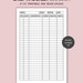 Daily Time Log Note, Daily Time Log Sheet, Daily Planner Printable ...