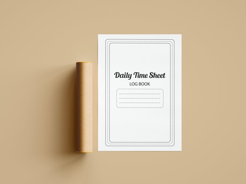 Daily Time Log Note, Daily Time Log Sheet, Work Day Schedule Printable ...