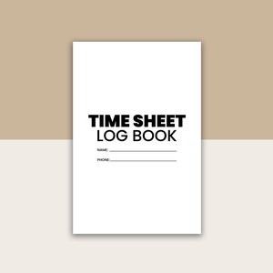 Daily Time Log Sheet, Daily Time Log Note, Daily Planner Printable ...