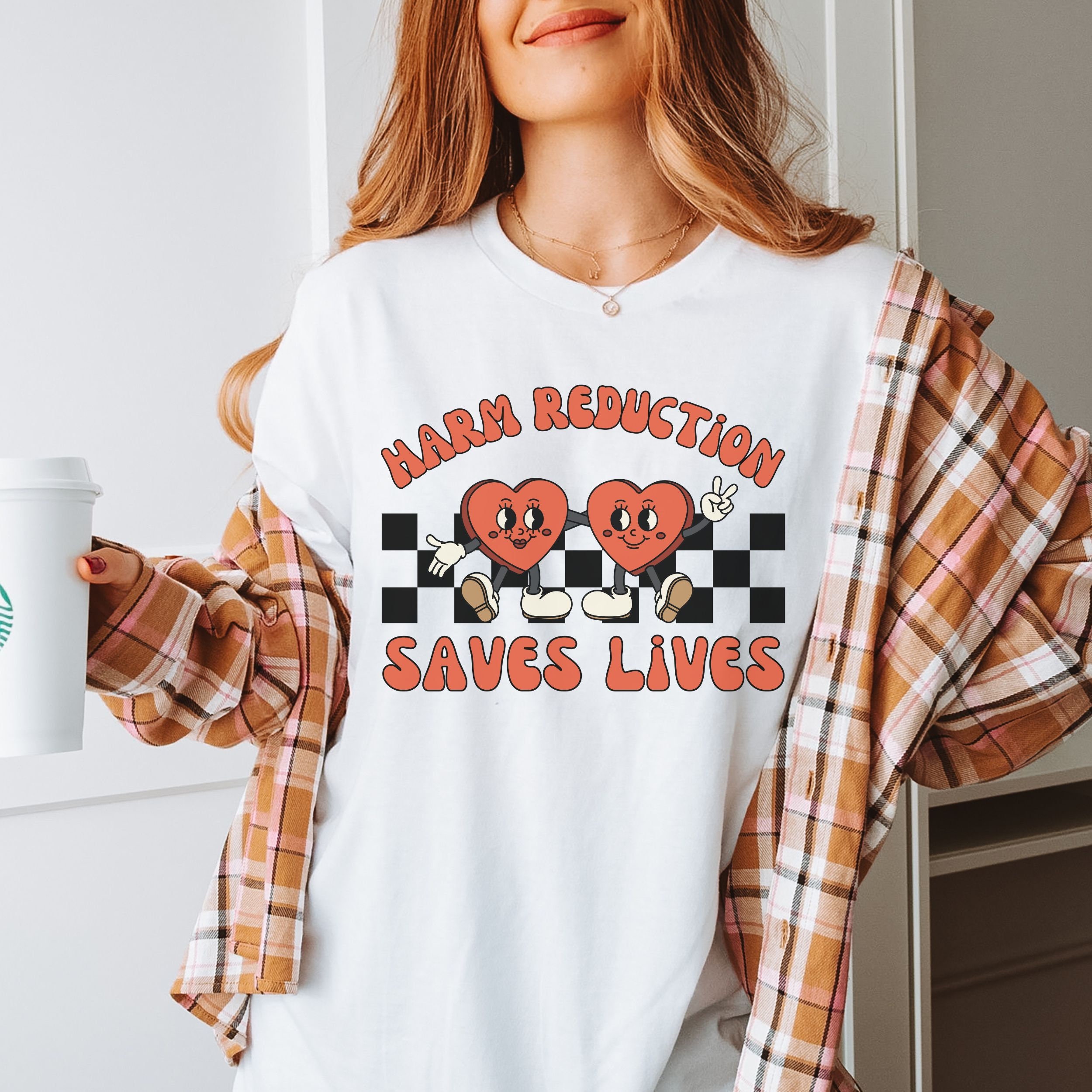 Harm Reduction Saves Lives Sweatshirt, Retro Overdose Awareness Shirt ...