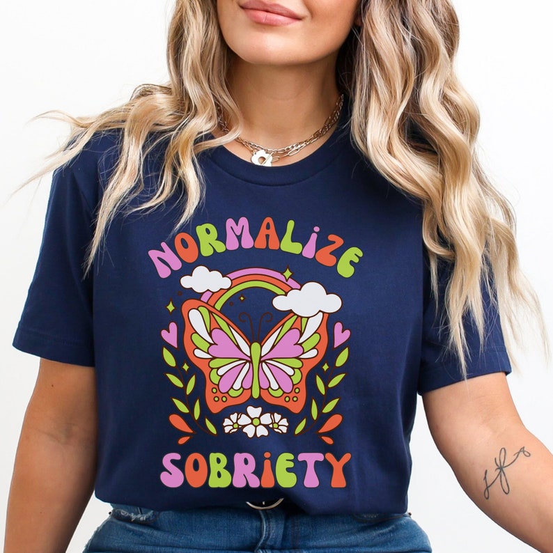 Normalize Sobriety Sweatshirt, Addiction Recovery Shirt, Sober Life ...