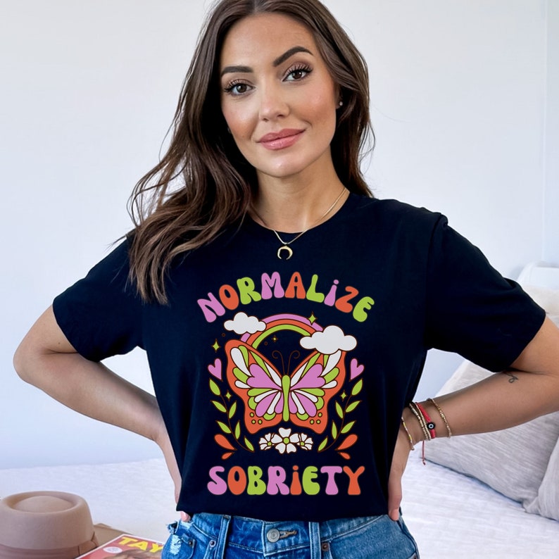 Normalize Sobriety Sweatshirt, Addiction Recovery Shirt, Sober Life ...