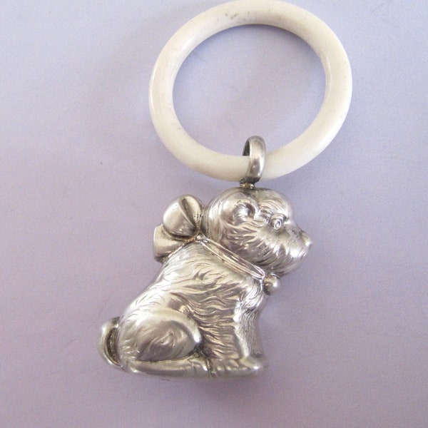 Silver Baby Rattles - Etsy